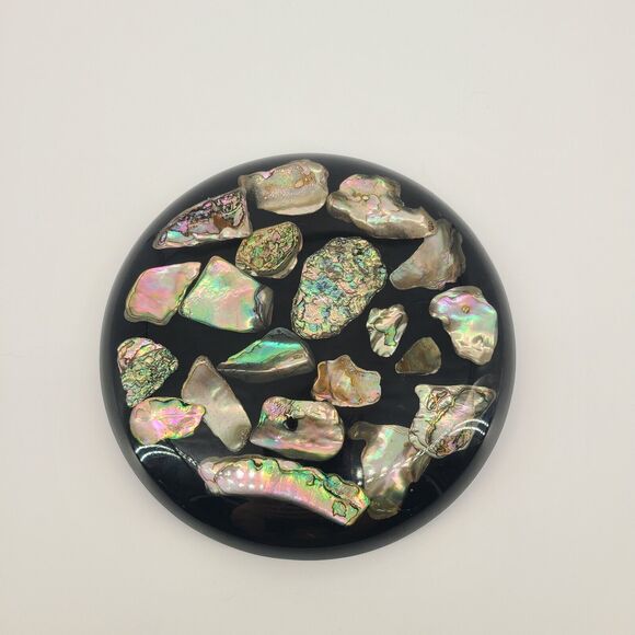 New Designs, Inc. | Holiday | Vintage Abalone Shell Resin Hot Plate ...